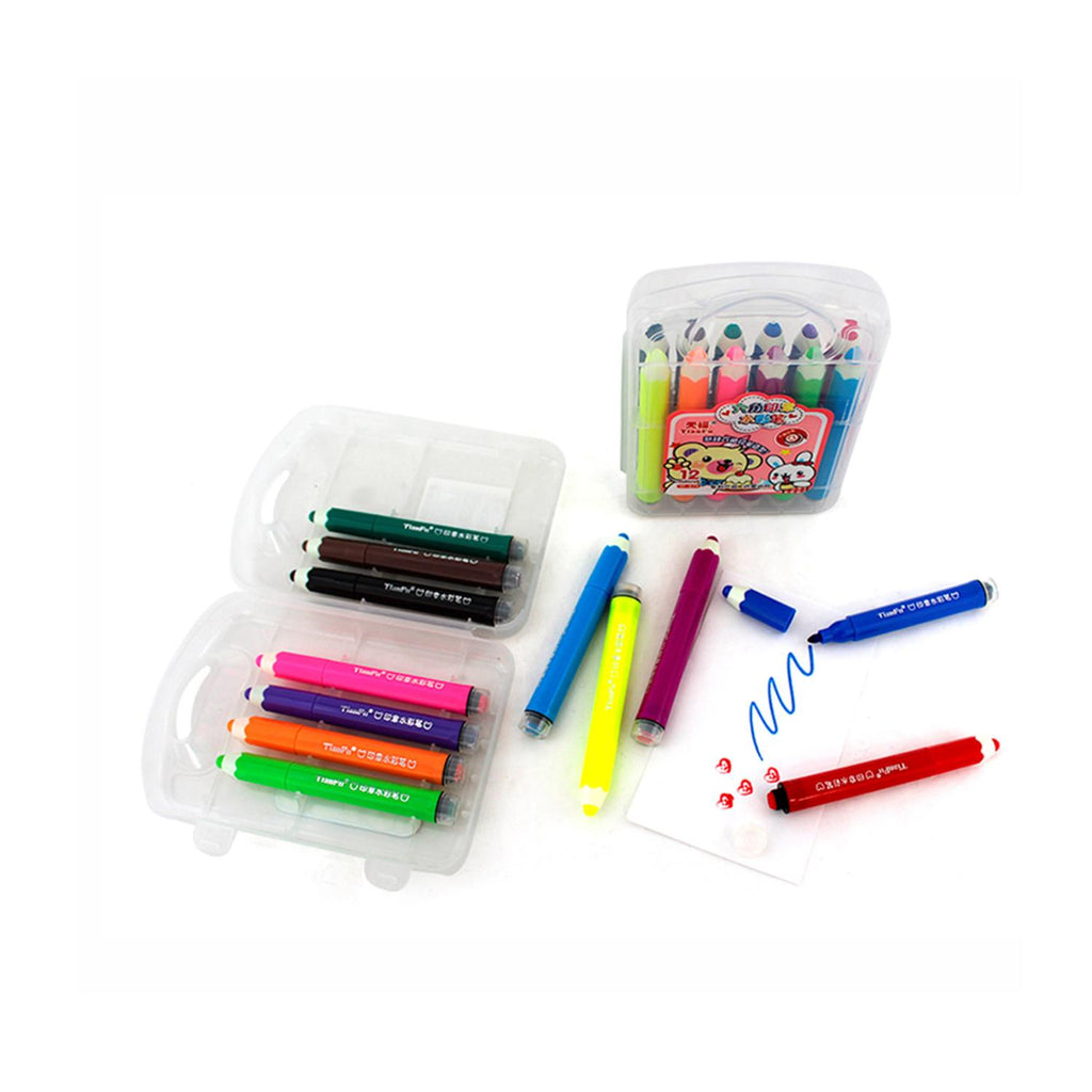 12 Marcadores con Sello + Bote – andrebadi2